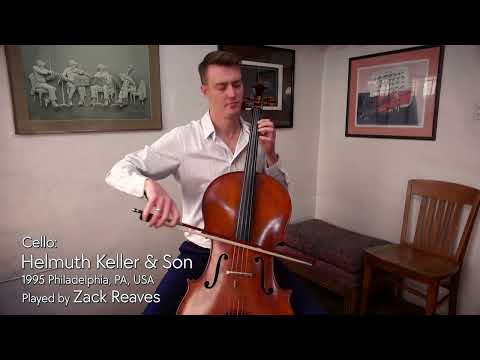 Helmuth Keller & Son cello, 1995, Philadelphia, USA / Zack Reaves / at the Metzler Violin Shop