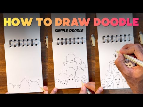 How to draw doodle art for beginners | Doodle art for beginners step by step