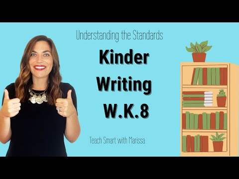 Understanding the Standards - Kindergarten Writing - W.K.8