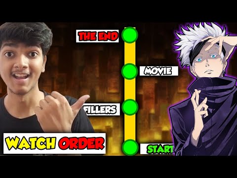 How to watch JUJUTSU KAISEN in correct order (Hindi)