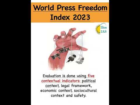 World Press Freedom Index 2023 | Current Affairs 2023 | UPSC Prelims 2024| EPFO Current Affairs