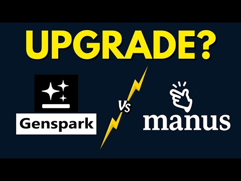 Which AI Upgrade Is WORTH PAYING FOR? Genspark vs Manus Side-by-Side