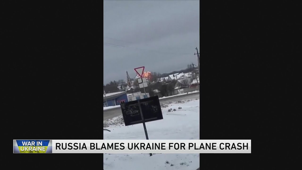 Plane that Russia says was carrying 65 Ukrainian POWs crashed, officials say