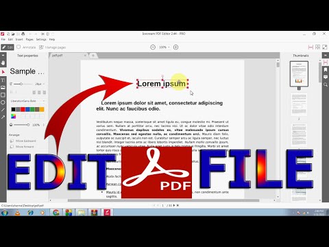 How To Edit A PDF File in Laptop PC Windows 7,8,10