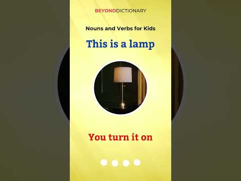 What Do You Do With a Lamp? | Learn Nouns and Verbs Easily!