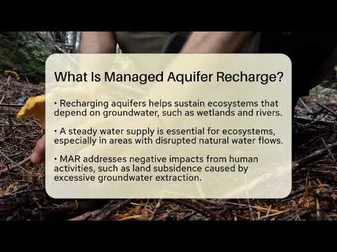 What Is Managed Aquifer Recharge? - Ecosystem Essentials