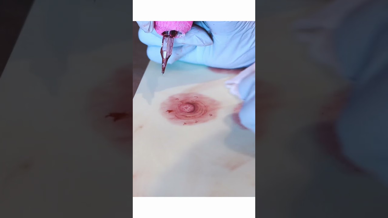 3D Areola Tattoo practice