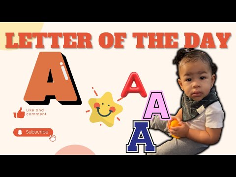 Letter of the Day ~ Awesome Words That Start with 'A'!