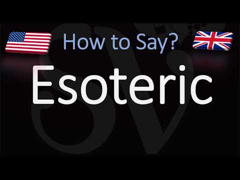 How to Pronounce Esoteric? (CORRECTLY) Word Meaning & Pronunciation