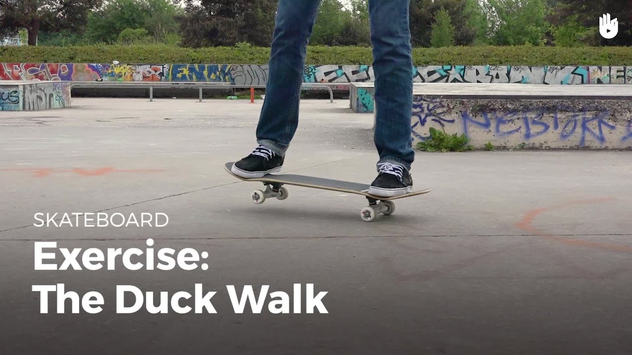 Exercise: The Duck Walk - Skateboarding | Sikana