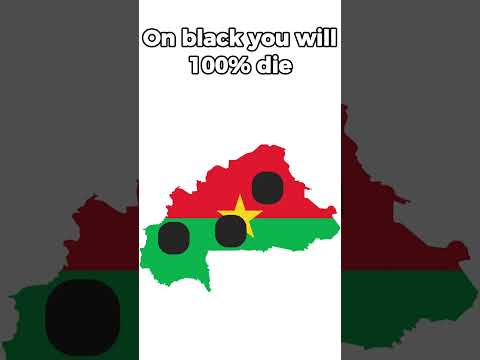 I put nukes on the map of Burkina Faso #geography #flags #entertainment #countries #country