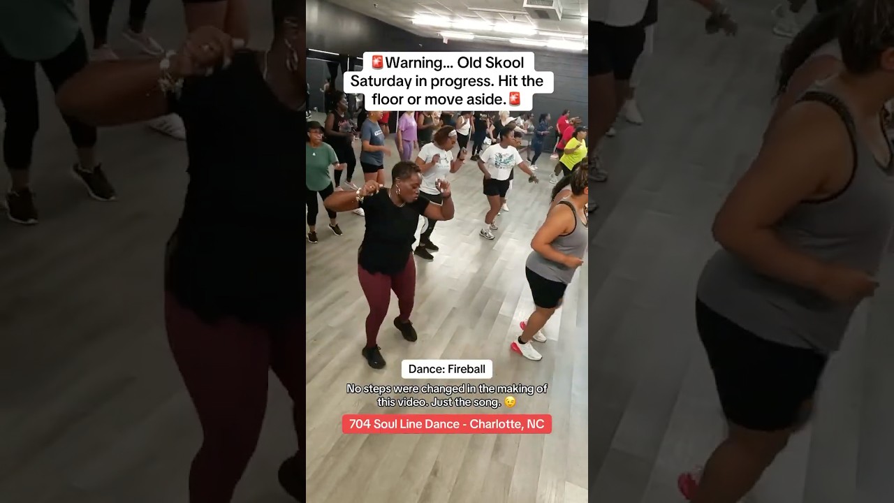 Easy line dances like Fireball are still fun! 🔥#fireball