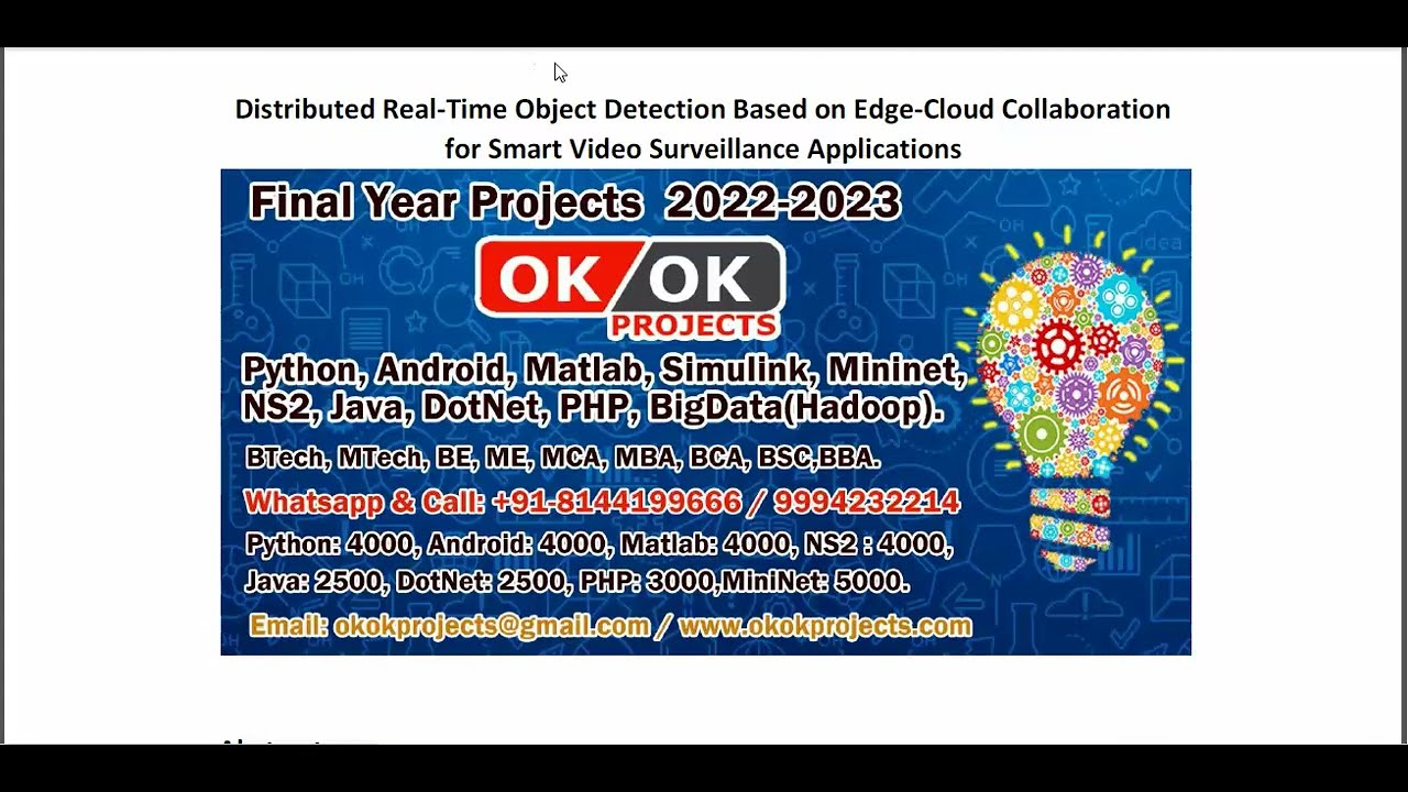 Distributed Real Time Object Detection Based on Edge Cloud Collaboration for Smart Video Surveillanc
