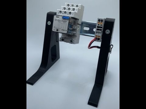 PLC Trainer, Relay Logix, Din rail Stands, For Training