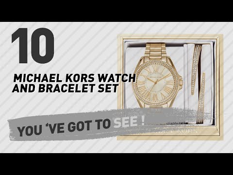 Michael Kors Watch And Bracelet Set // New & Popular 2017