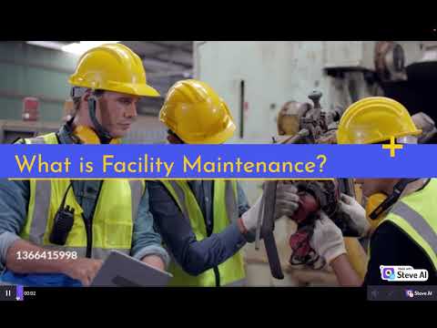 what is facility maintenance