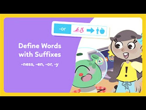 Choose the Correct Suffix: -ness, -en, -or, -y #Choose #Correct