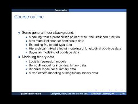 Lecture 1 - MI255 (2011)