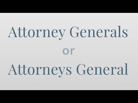Is It 'Attorney Generals' Or 'Attorneys General'? - Merriam-Webster Ask the Editor