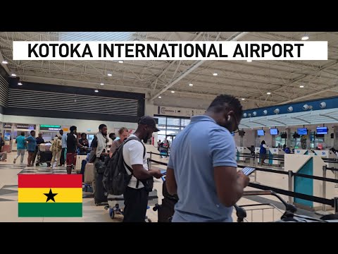 Ghana, Kotoka International Airport Amazing Virtual Tour, 4K