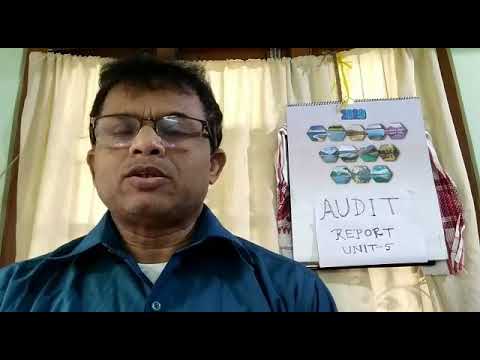 Disclaimer in Audit Report: Unit - 5: Lecture - 6: Dr. Gour Gopal Banik