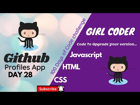 100 Days of Code Challenge | Javascript | Github Profiles App