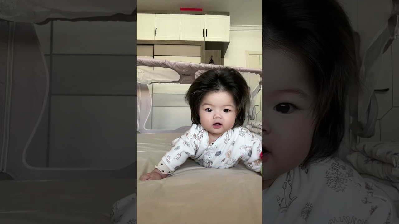 Why does she smile every day#cute#cutebabyfunny