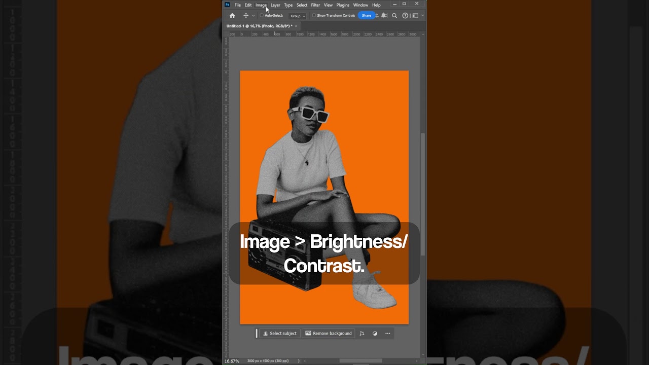 How to Create Photocopy Collage Effect #photoediting #photoshoptutorial