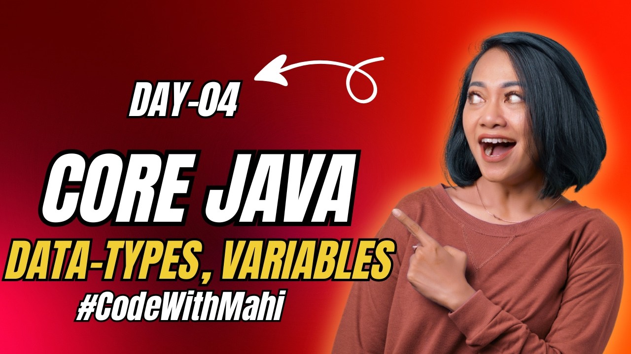 ||Core java || Day 4 || data types and variables ||