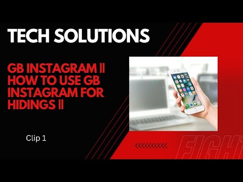 # GB Instagram || How to use GB instagram for hidings ||