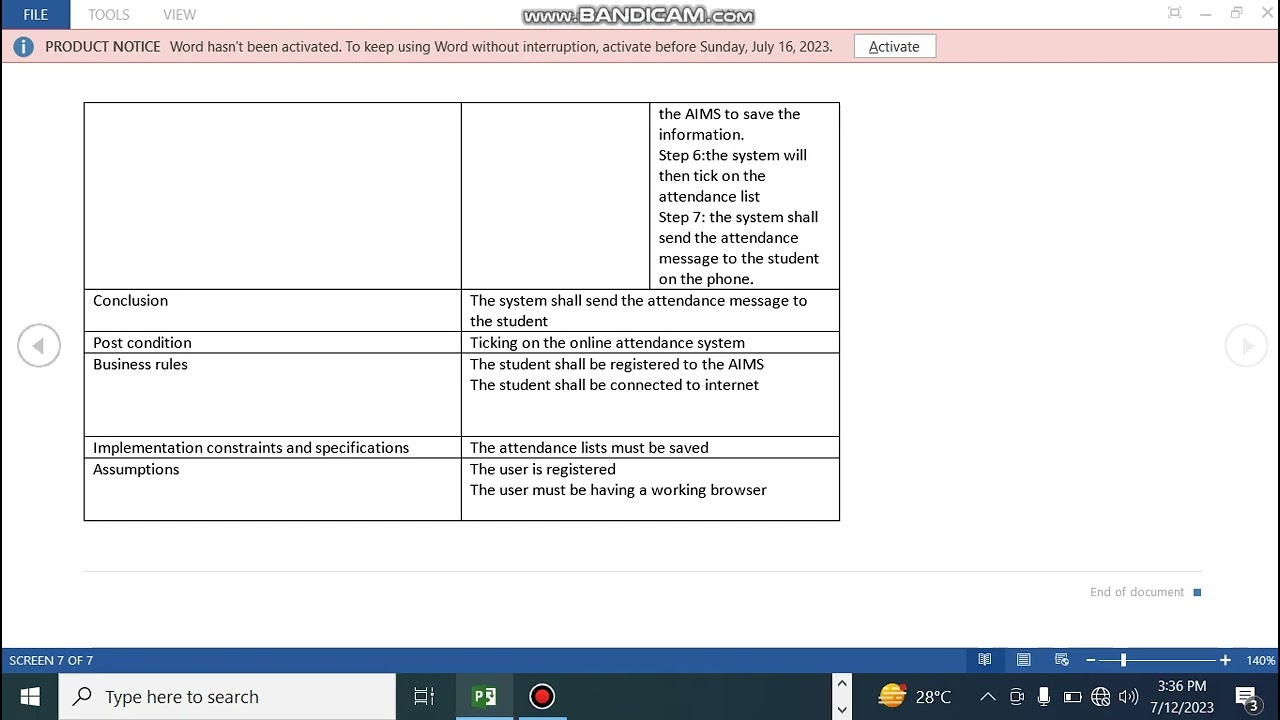 USE CASE DIAGRAM AND UML DIAGRAMS FOR STUDENT ATTENDANCE SYSTEM