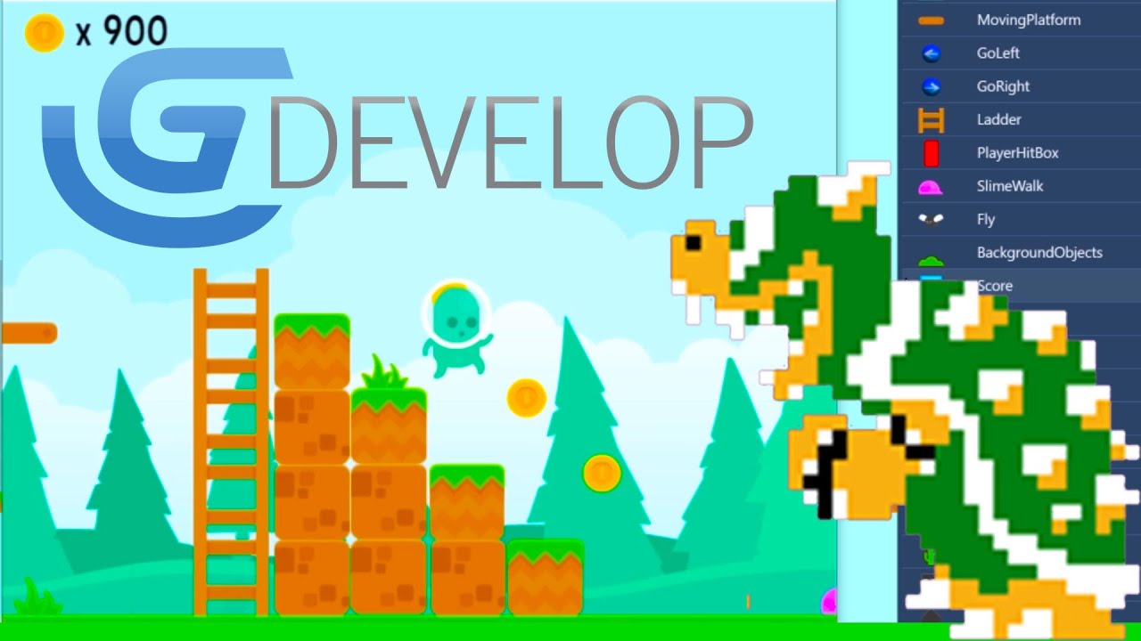Gdevelop - NEW platformer (2021 UPDATE)