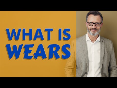Wears | Meaning of wears π π