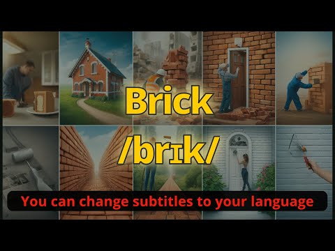 Brick meaning with 5 examples
