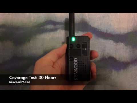 Radio Coverage Test: Kenwood PKT-23K (Inside Building)
