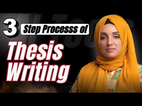 3 STEP PROCESS OF THESIS WRITING WITH AI TOOLS | AI TOOLS FOR RESEARCHER