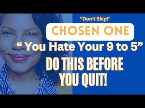 You Hate Your 9 to 5 Job - Do This Before You Leave ‼️#chosenones #rhemaword #9to5