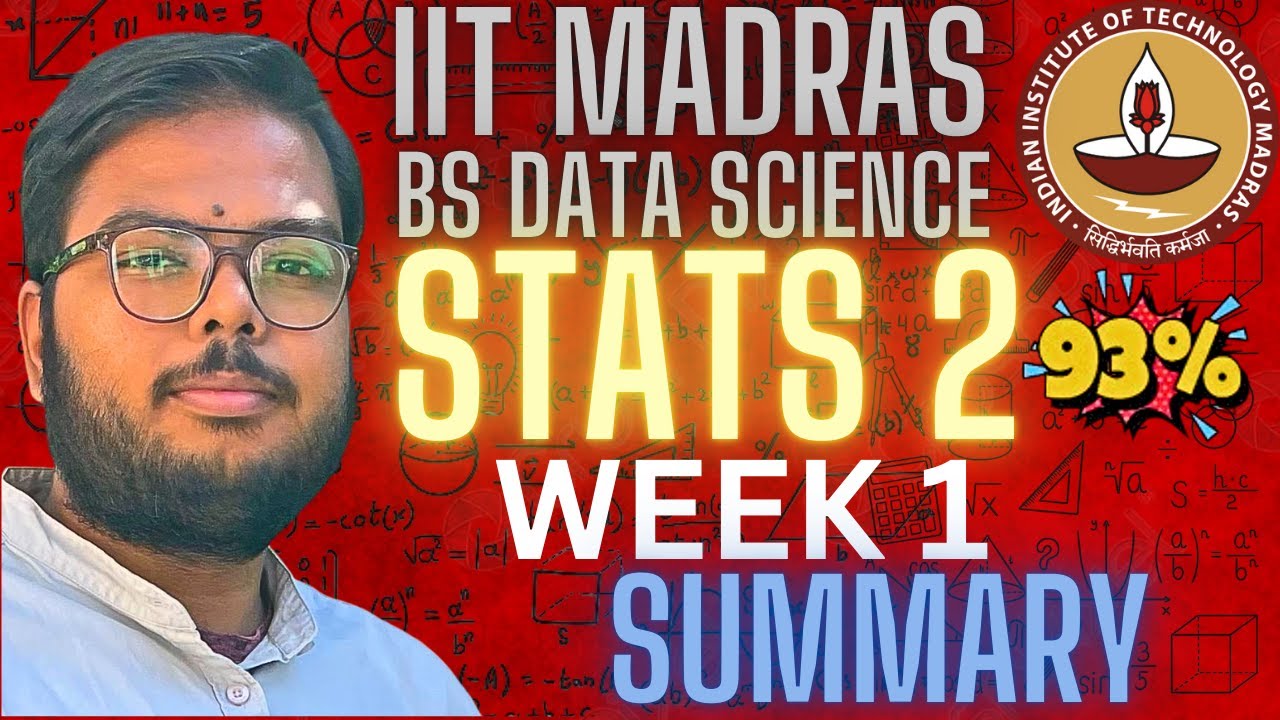 Understanding Statistics Week 1 Summary Of Key Concepts And Formulas