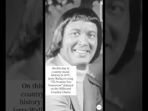 On this day in country music history in 1977 Jerry Wallace hit the charts #countrymusic #70smusic