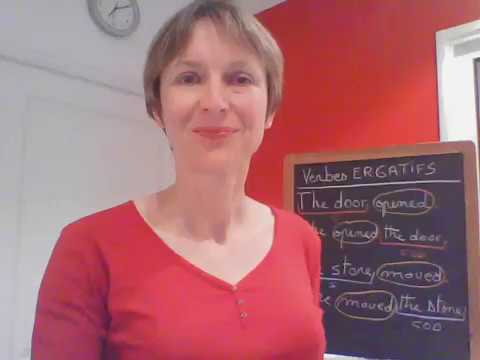 Linguistique anglaise (S. Oriez) : verbes ergatifs