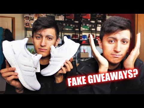 ADIDAS ULTRABOOST 4.0 UNBOXING! ARE MY SNEAKER GIVEAWAYS FAKE? (VLOG)