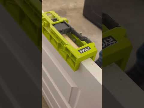 Cutting out door hinge