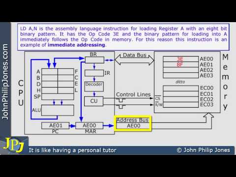 Fetch Decode Execute Cycle (Immediate Addressing)