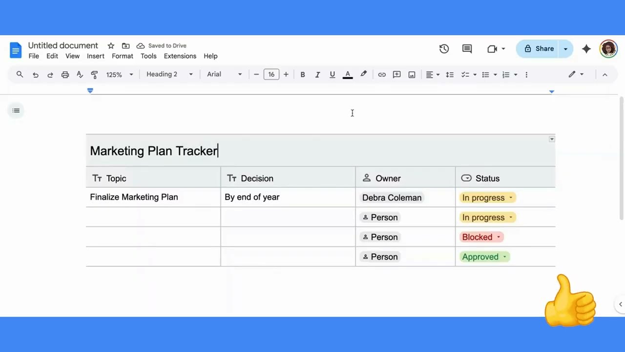 Google Docs Secret Weapon: The Easy Project Tracker You Need