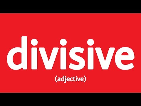 How to pronounce divisive (Definition + Example sentences)