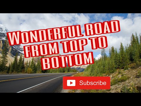 From the top to bottom a wonderful road.