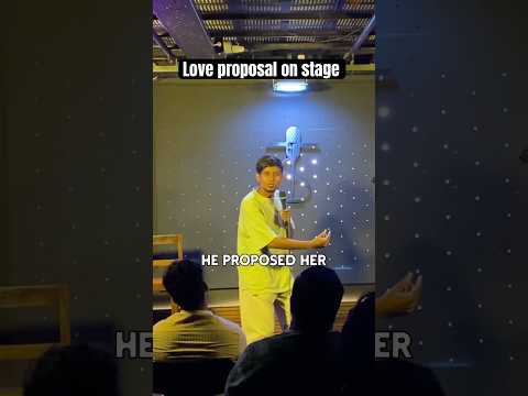 Proposal on stage😨😅 | Standup comedy by Naveen