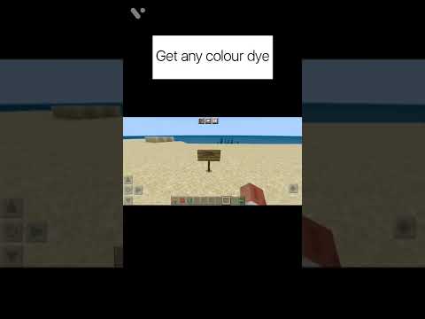 How to colour ❤the text of sign board in Minecraft#minecraft#shorts