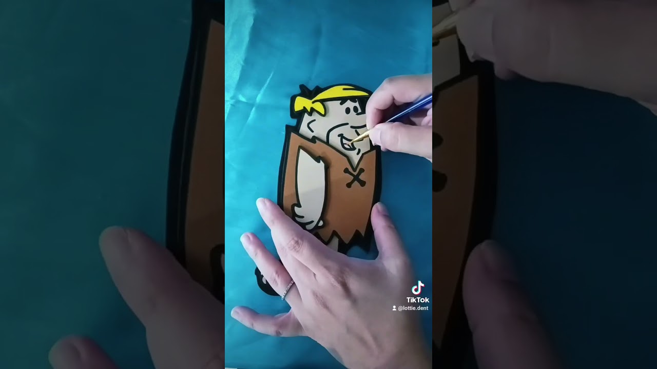 Pablo Mármol The flintstones #theflintstone #lospicapiedra #muñequitos #pablomarmol #gomaeva #foami