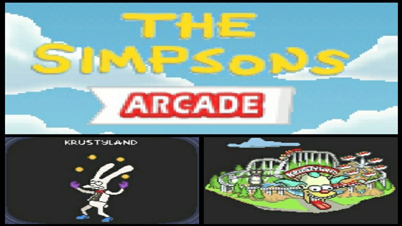 The Simpsons Arcade #04 - Krustyland (Java Game)